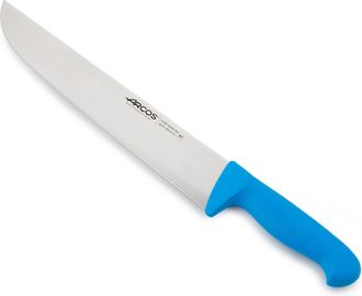 Arcos Serie 2900 - Metzgermesser Steakmesser - Klinge Nitrum Edelstahl 300 mm - HandGriff Polypropylen Farbe Blau