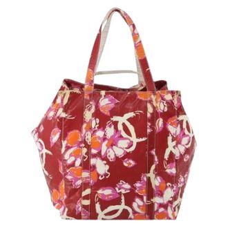 Chanel Pre-owned Vintage Leather Tote Bag - - Pre-owned - Damen - Rot - ONE SIZE