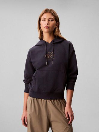 Calvin Klein Jeans Sweatshirt Kapuze mit Kordelzug, regular fit, Logodruck