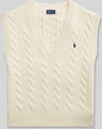Polo Ralph Lauren Regular Fit Pullunder aus Woll-Kaschmir-Mix