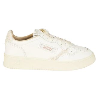 Autry Femme, Chaussures, Blanc, Taille: 36 EU Medalist Low Mj01