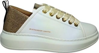 Alexander Smith Femme, Chaussures, Blanc, Taille: 41 EU Baskets en cuir