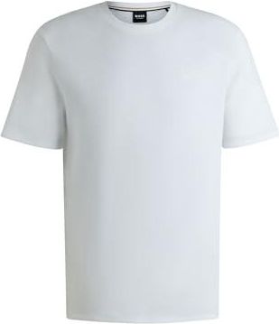 BOSS Hommes Waffle T-Shirt T-Shirt de Pyjama à la Structure gaufrée avec Logo brodé