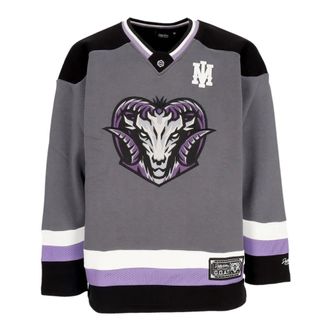 Dolly Noire SweaT-shirt Goat Hockey - Homme - Sweatshirts et sweats &agrave; capuche - Gris - Taille: L