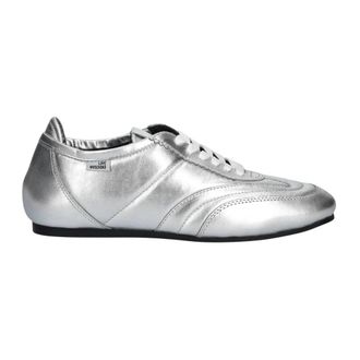 Love Moschino Ledersneaker - - Shoes - Damen - Grau - 39 EU