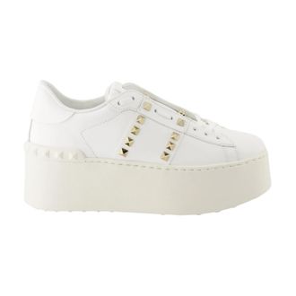 Valentino Garavani Flatform Rockstud Untitled Sneaker - - Shoes - Damen - Wei&szlig; - 40 EU