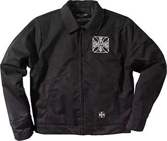 West Coast Choppers Veste de travail OG pour homme - Couleur : noir - Taille : 4XL, Noir, XXXXL