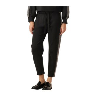 Access Fashion Sweatpants - - Trousers - Damen - Schwarzk - S