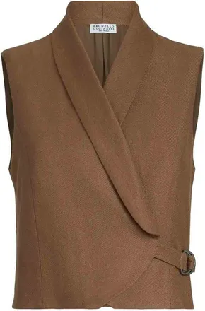 Brunello Cucinelli Gilet - Marron