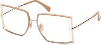 Max Mara unisex, Accessoires, Rose, Taille: 56 MM Monture optique