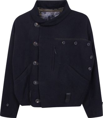 Ziggy Chen Jacket Asymmetric Hidden Arc