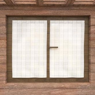 Soleil d'Ocre Scheibengardine, 1 Paar, 60 x 90 cm, Cali