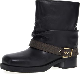 Michael Kors COLBY FLAT BOOTIE BROWN BLK Damen, EU 38.5