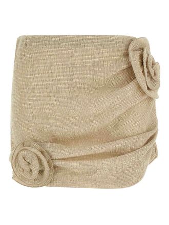 Magda Butrym Mini Jupe - Beige
