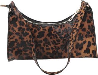 Yarnow Sac &agrave; Main Bandouli&egrave;re Femme L&eacute;opard PU Pochette Zipp&eacute;e Pratique et Cabas Mode pour Quotidien et Cadeau F&eacute;minin