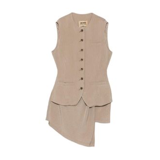 Uma Wang UMA Wang, Damen, Oberteile, Beige, LGr&ouml;&szlig;e
