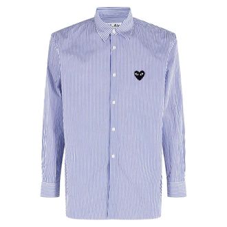 Comme Des Gar&ccedil;ons Homme, Chemises, Bleu, Taille: M Shirt Black Emblem