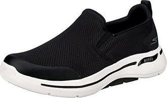 Skechers Homme Gowalk Arch Fit-Athletic Slip-on Casual Loafer Walking Shoe Sneaker Sneakers, Black, 41 EU