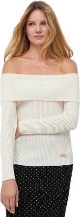 Michael Kors Damen, Strickwaren, Beige, LGr&ouml;&szlig;e