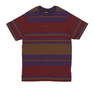 The Hundreds Stone Stripe Tee - - Tops - Herren - Rot - L