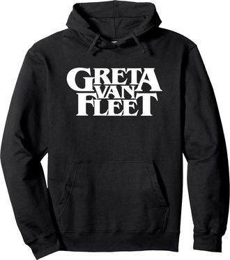 Greta van Fleet Offizielles Greta Van Fleet White Logo Pullover Hoodie