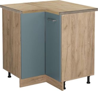 Vicco Meuble dangle R-Line, Bleu-gris, 75.6 cm, pt Ch&ecirc;ne