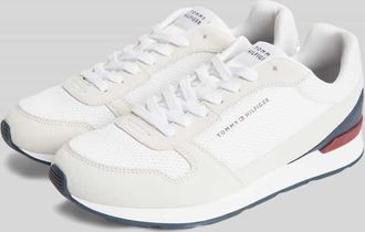 Tommy Hilfiger Sneaker aus echtem Leder mit Label-Details