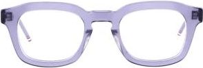 Thom Browne Acetat-Brille mit rechteckigem Rahmen - - Accessories - unisex - Lila - 48 MM