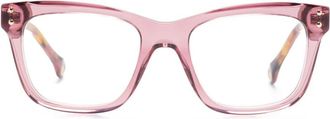 Carolina Herrera Brille mit eckigem Gestell - Rosa