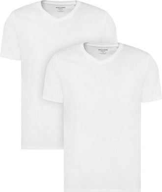 Jack & Jones Jack & Jones T-Shirt-Set Basic 12133914 Wei&szlig; Regular Fit