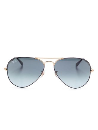 Ray-Ban lunettes de soleil &agrave; monture Aviator - Noir