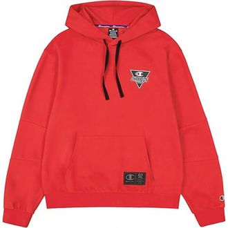 Champion Herren Legacy Modern Sport (220363) -Poly-Cotton Rain Interlock Kapuzenpullover, Rot (RS011), S