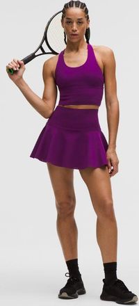 lululemon Ventilated High-Rise Tennis Skirt f&uuml;r Frauen - Gr&ouml;&szlig;e 2XS in Ultra Plum