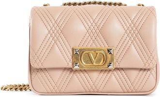 Valentino Garavani Femme, Sacs, Rose, Taille: ONE Size Petit sac port&eacute; &eacute;paule Quiltie 67