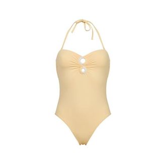 D Nu D Maillot de bain une pi&egrave;ce bustier &agrave; d&eacute;tail macram&eacute;