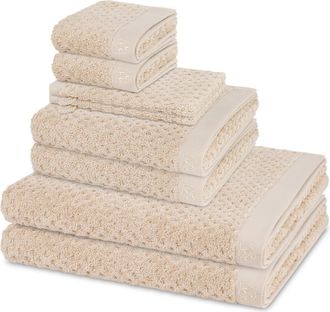 ROSS Harmony 8-teiliges Handtuch Set - 2 Wasch-, 2 G&auml;ste-, 2 Duscht&uuml;cher, 2 Handt&uuml;cher - Weicher Walkfrottee 520 g/m&sup2; aus 100% Baumwolle, hautfreundlich, s