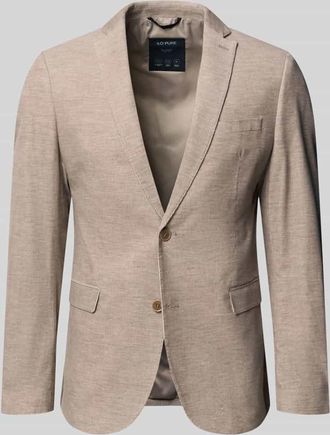 s.Oliver Black Label Regular Fit Sakko mit Pattentaschen SoPure