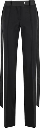 The Attico Femme, Pantalons, Noir, Taille: 40 FR Long Pant