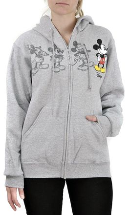 Disney damen mickey mouse klassische animation zip hoodie, medium