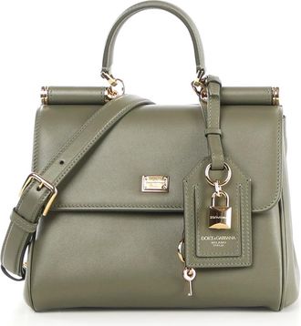 Dolce & Gabbana Femme, Sacs, Vert, Taille: ONE Size Sacs &agrave; main