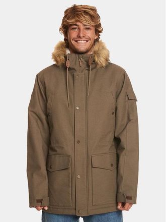 Quiksilver Winterjacke Long Trip Jckt EQYJK03988 Braun Regular Fit