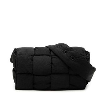Bottega Veneta Pre-owned Nylon Shoulder Bag - - Pre-owned - Damen - Schwarzk - ONE SIZE