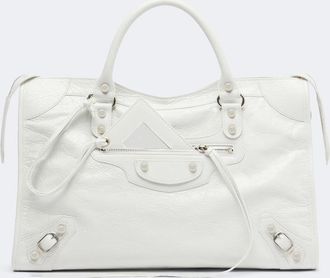 Balenciaga Sac port&eacute; &eacute;paule Le City Medium en cuir