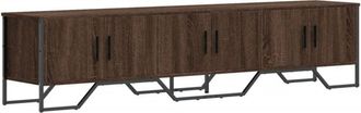 vidaXL Meuble tv chêne marron 180x34x41 cm bois dingénierie Vidaxl