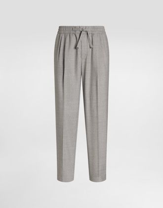 Dolce & Gabbana Jogginghose Aus Wolle - Mann Hosen Und Shorts Grau 56