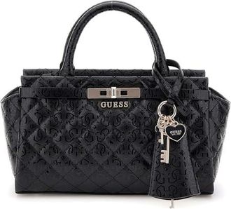 Guess sac à main sac à épaule Idra Satchel Black noir