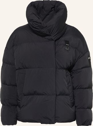 Blauer Daunenjacke Ross schwarz