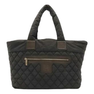 Chanel Pre-owned Vintage Nylon Tote Bag - - Pre-owned - Damen - Schwarzk - ONE SIZE