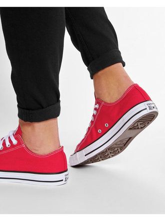 Converse Sneakers aus Stoff Chuck Taylor All Star Ox M9696C Rot