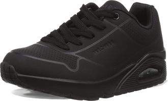 Skechers UNO Stand ON AIR Sneaker, Black Synthetic & Trim, 39 EU